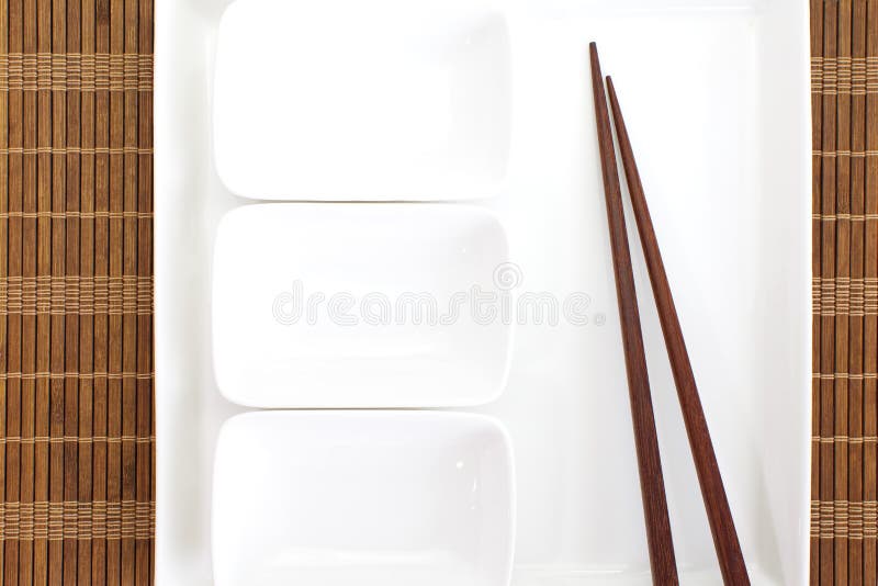 Chopsticks and Asian Table Setting Stock Image - Image of chopstick ...