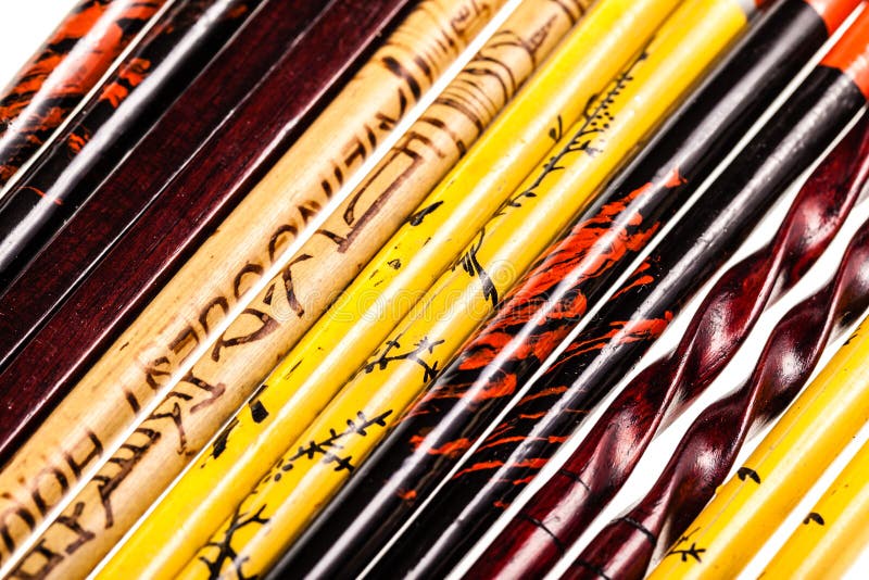 Chopsticks collection stock image. Image of bamboo, shot - 41192609