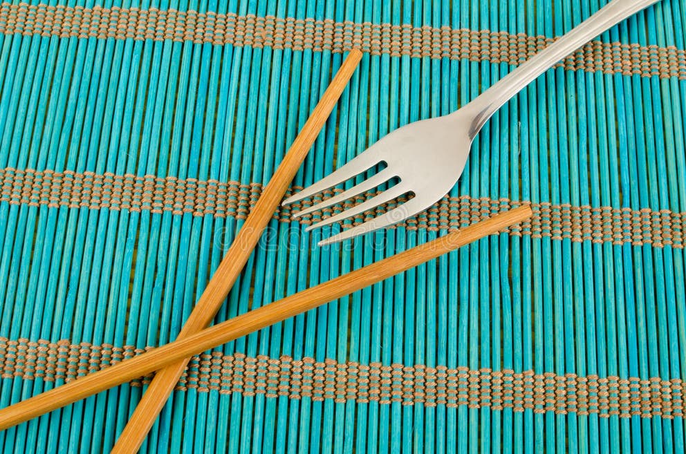 Chopsticks or fork stock photo. Image of oriental, dining - 39907900