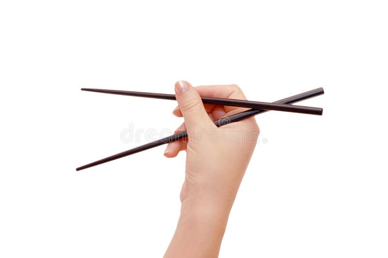 How to handle chopsticks stock image. Image of sticks - 11995055