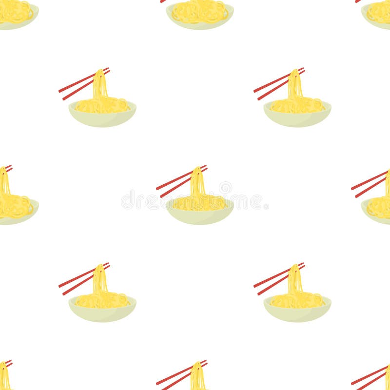 Chopsticks Pattern Seamless Vector Stock Vector - Illustration of pair ...
