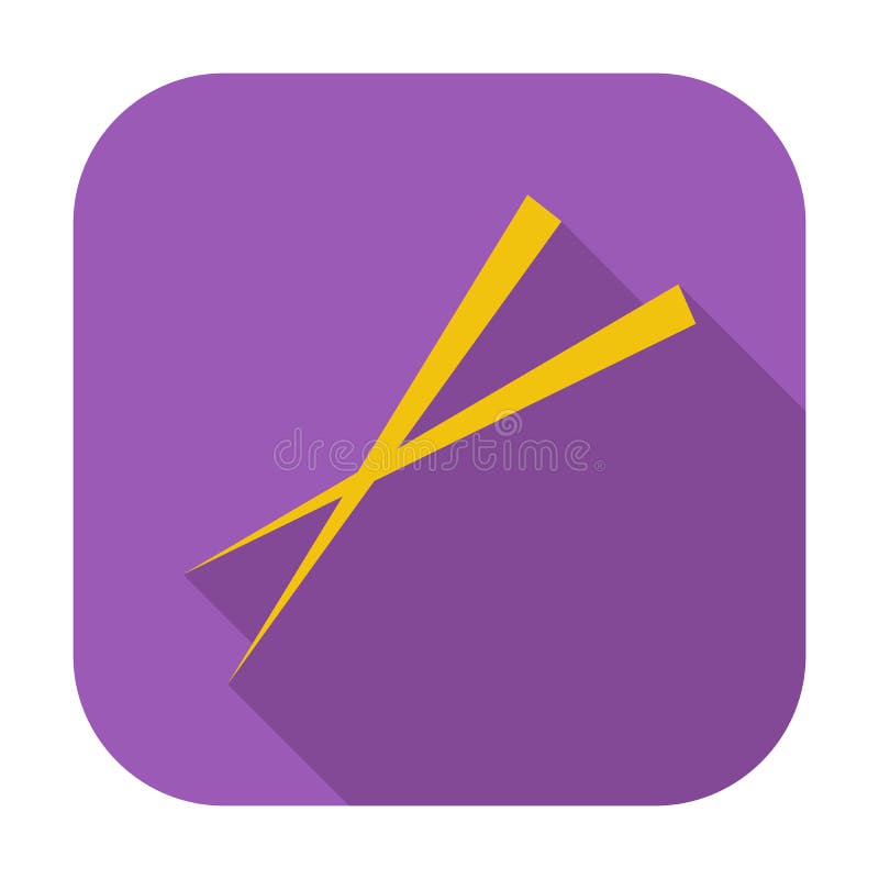 Chopsticks stock vector. Illustration of meal, isolated - 90290357