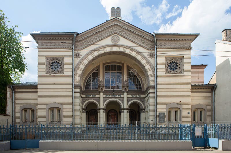 Choral Synagogue of Vilnius, Lithuania Editorial Stock Image - Image of ...