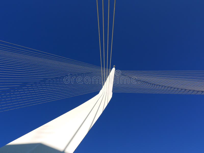 Chords Bridge, Jerusalem editorial stock photo. Image of bridge - 83391403