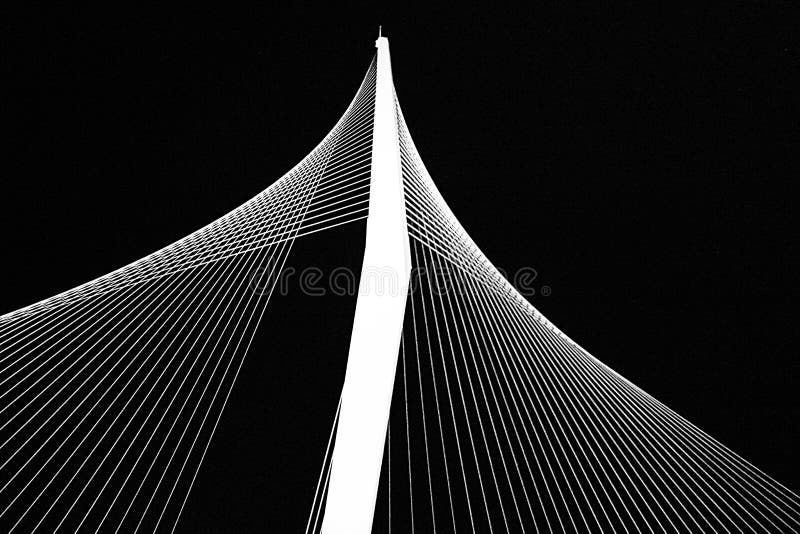 Chords Bridge in Jerusalem editorial image. Image of metal - 58746445