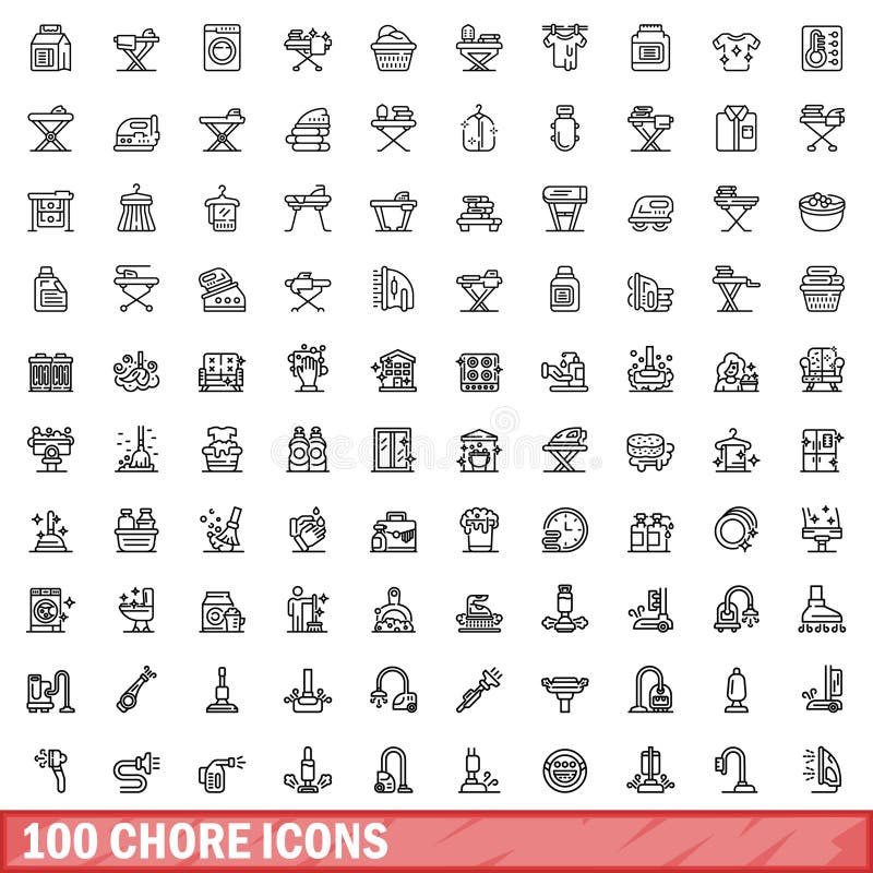 Chore Icons Stock Illustrations – 909 Chore Icons Stock Illustrations ...