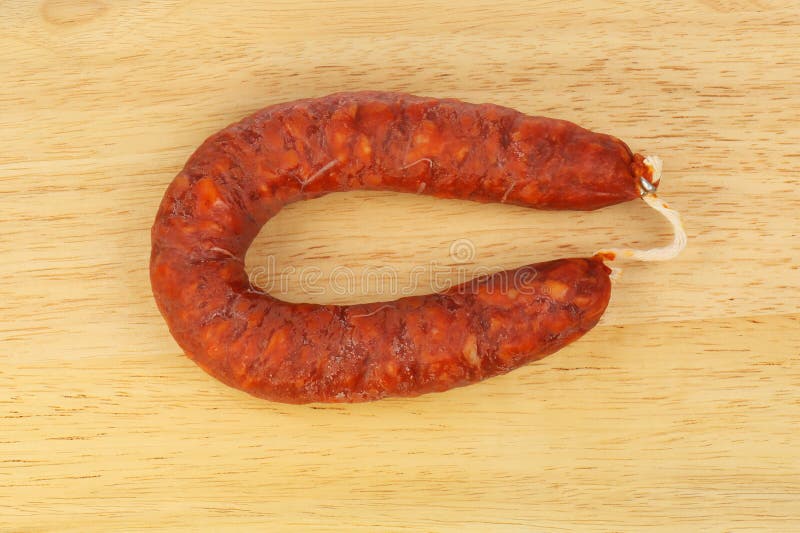 Chorizo on a board stock image. Image of paprika, chorizo - 162841843
