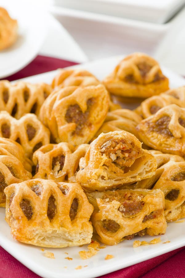 Chorizo Lattice Rolls stock photo. Image of meal, mediterranean - 40546360