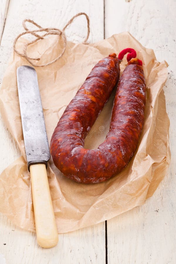 Chorizo stock photo. Image of sausage, curing, chourio - 32589578