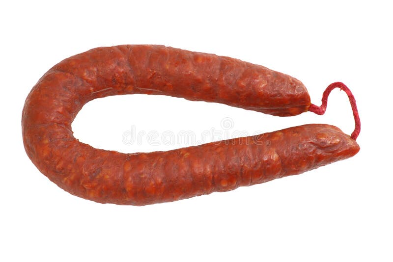 Chorizo Ring stock photo. Image of meat, sausage, round - 34360882