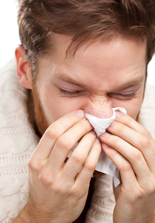 Chory młody człowiek zdjęcie stock. Obraz złożonej z bolesny - 25973844