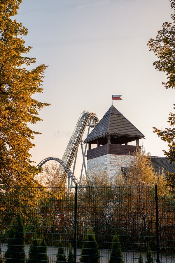 Chorzow, Poland - September 26: Silesian Amusement Park, Silesian Park ...