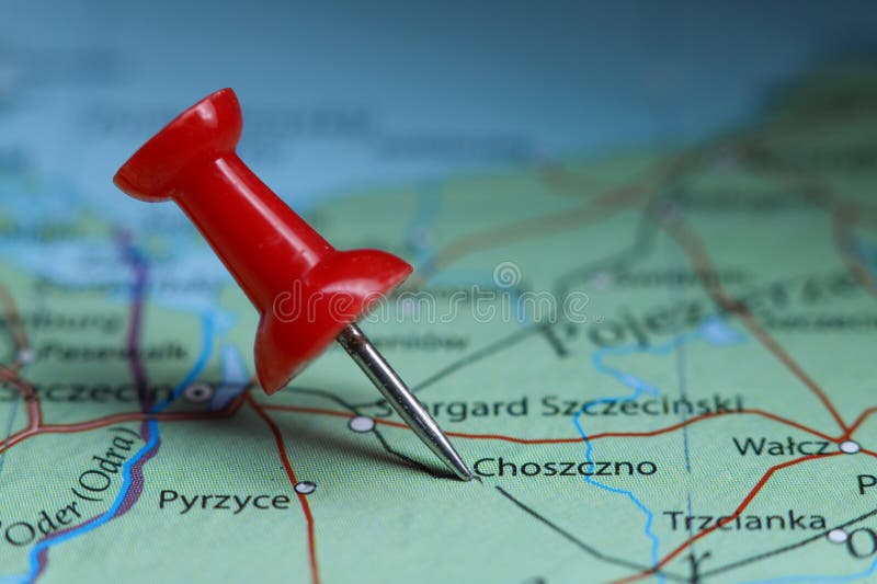 Choszczno Poland Pin Map Stock Photos - Free & Royalty-Free Stock ...