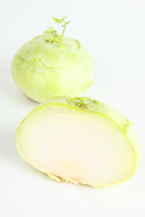 Chou-rave image stock. Image du chou, vert, halved, nourriture - 74129693