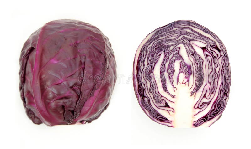 Choux rouges image stock. Image du légume, tranché, repas - 3658185