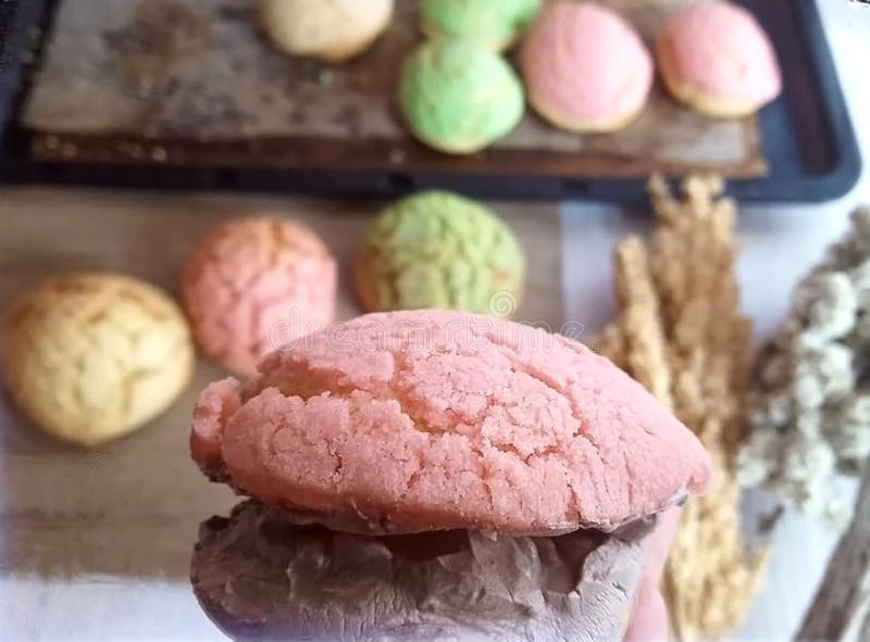 Choux Craquelin Cake stock photo. Image of sweetness - 264935406