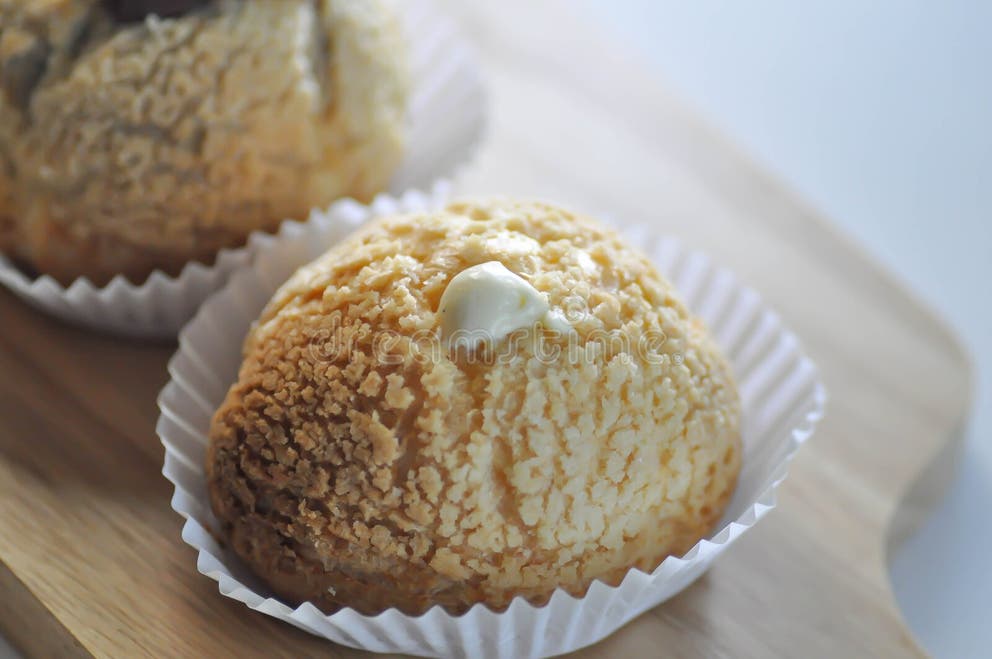 Choux Cream or Cream Puff, Eclair or Custard Choux Cream Stock Image ...