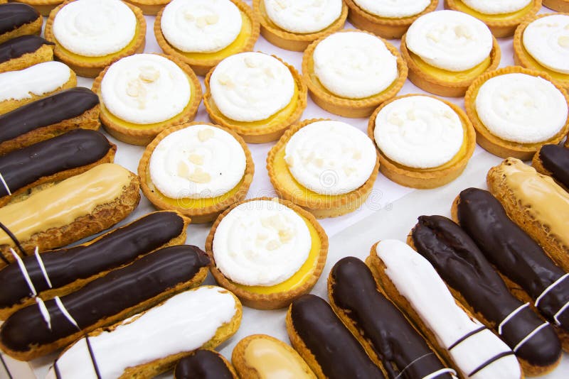 Choux pastry. stock image. Image of coated, choux, portion - 35474195