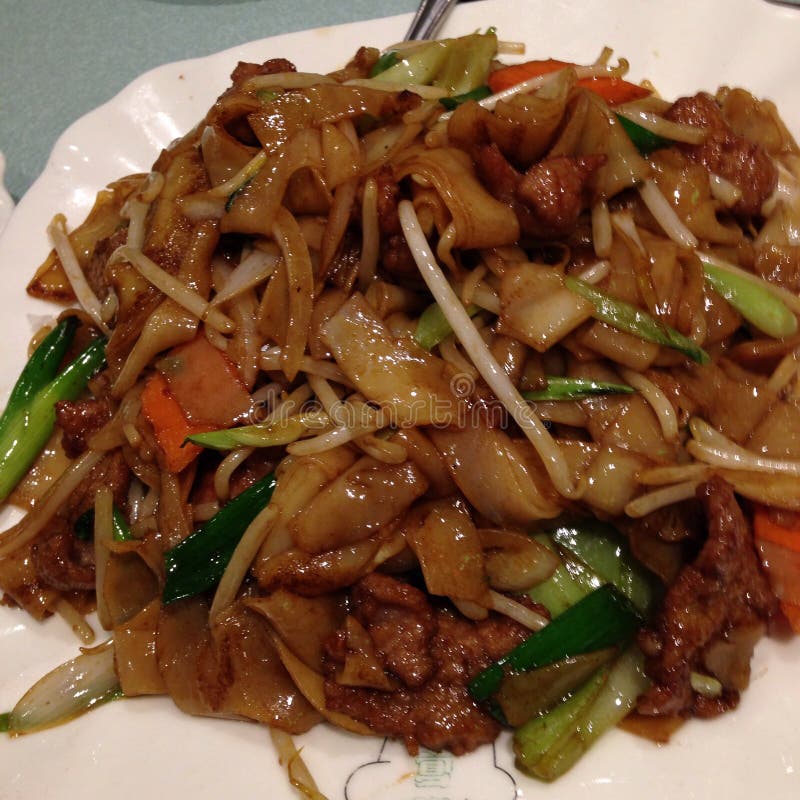 Chow Fun editorial stock photo. Image of food, noodles - 48361018