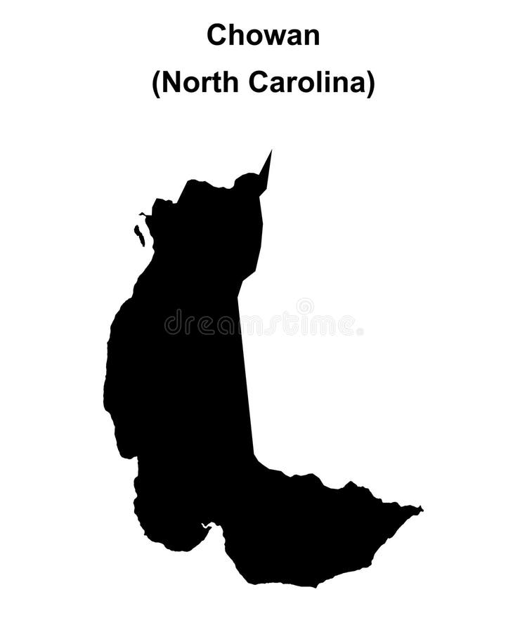 Chowan Outline Stock Illustrations – 12 Chowan Outline Stock ...