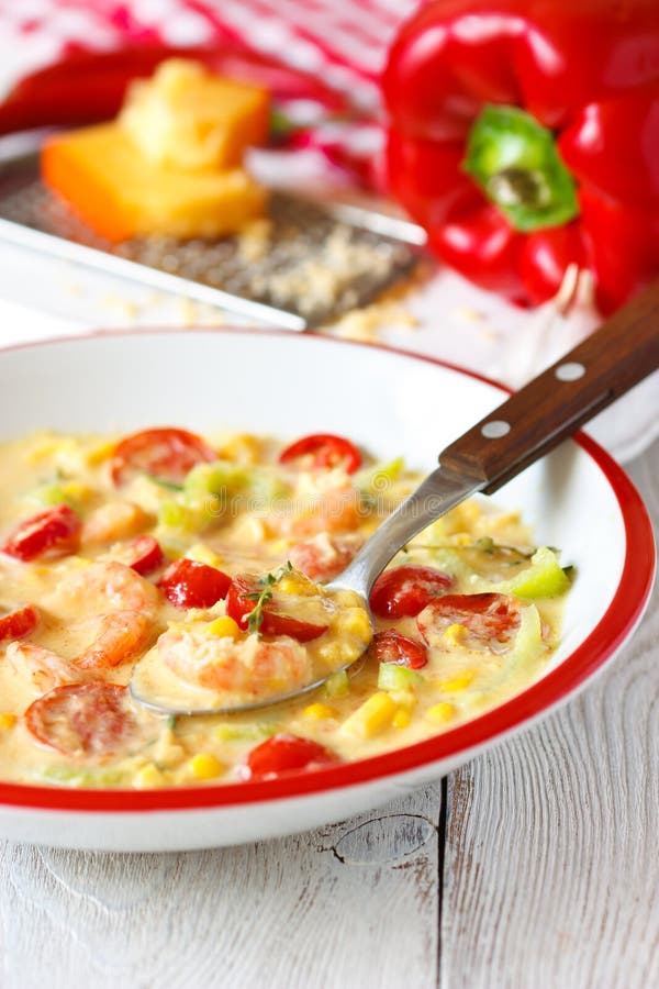 Chowder. stock image. Image of fresh, diet, meal, milk - 44527499