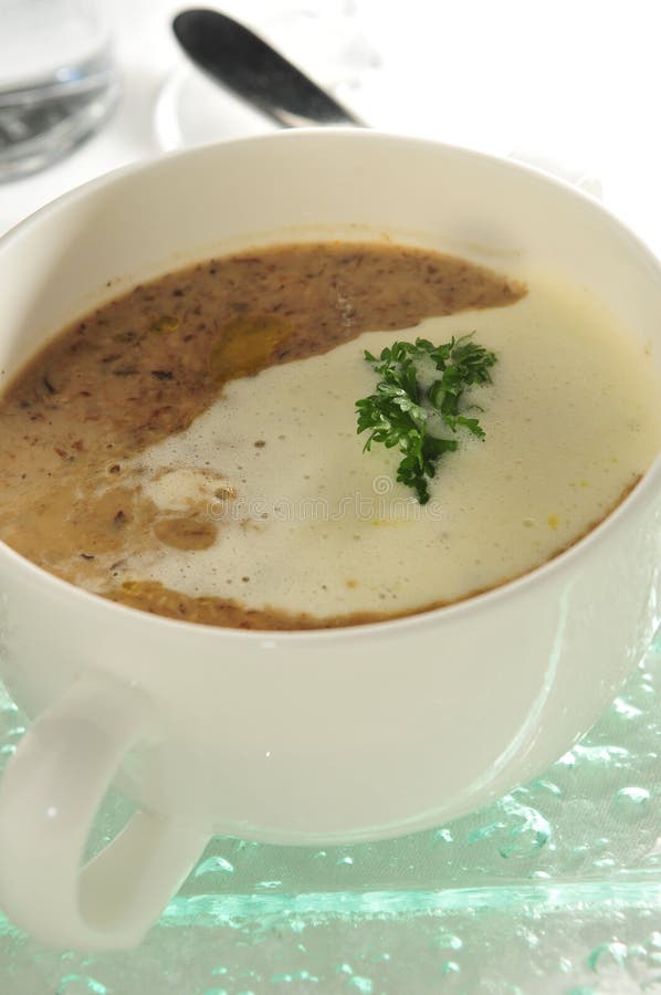 Chowder soup stock photo. Image of cuisine, cream, chocolate - 45623020