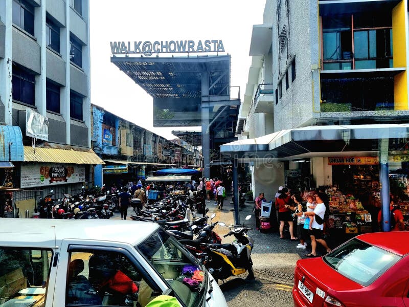 Chowrasta Market in Georgetown, Penang Editorial Photography - Image of ...