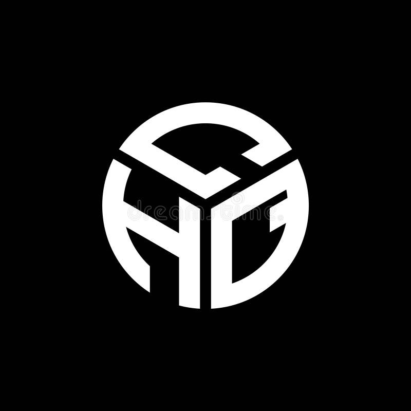 CHQ Letter Logo Design on Black Background. CHQ Creative Initials ...