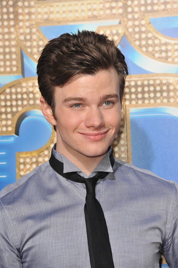 Chris Colfer editorial photo. Image of glee, angeles - 26289956