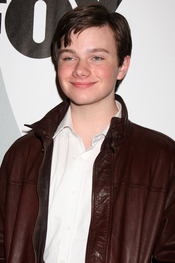 Chris Colfer editorial stock photo. Image of arriving - 37356023