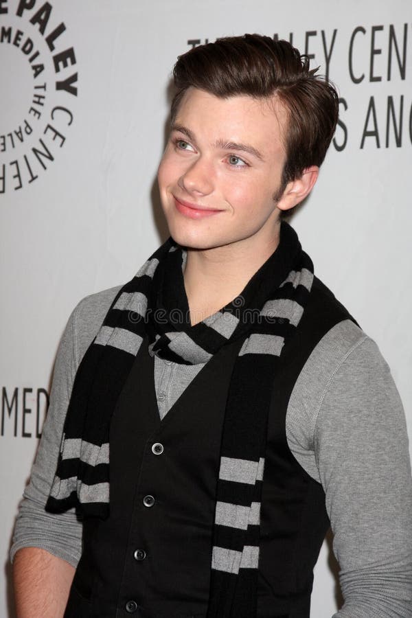 Chris Colfer editorial image. Image of arriving, beverly - 38017975