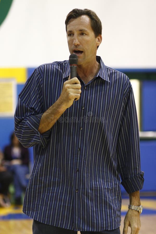 Chris Dudley, Das Eine Rede Gibt Redaktionelles Stockfoto - Bild von ...