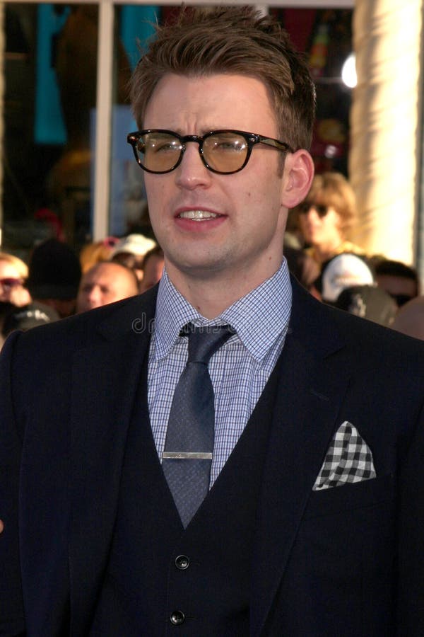 Chris Evans editorial stock photo. Image of theater, captain - 23928068