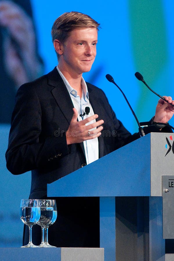 Chris Hughes editorial stock image. Image of spokesperson - 27807189