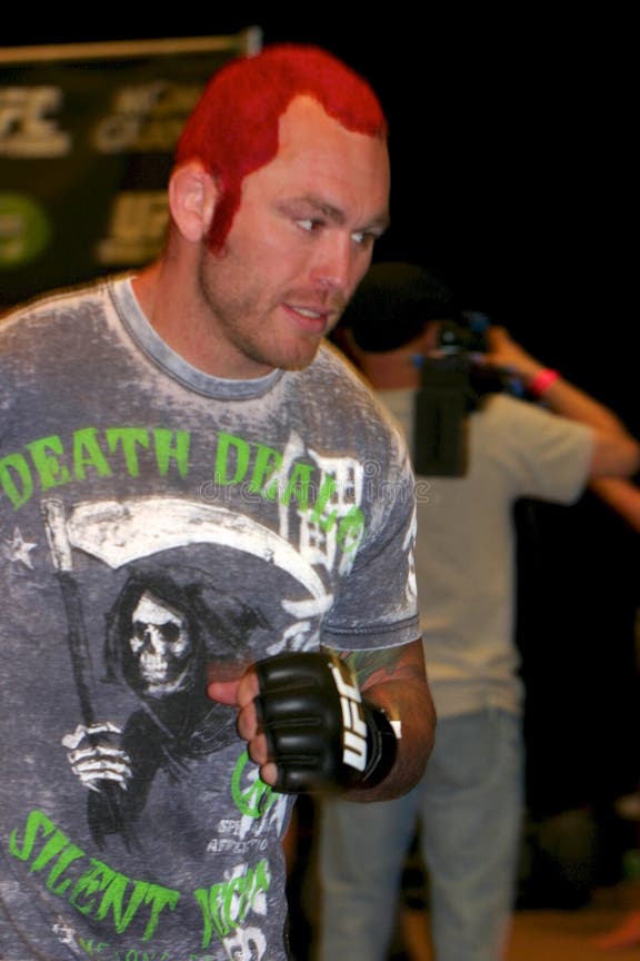 Chris Leben UFC Fighter editorial stock image. Image of workout - 24181424
