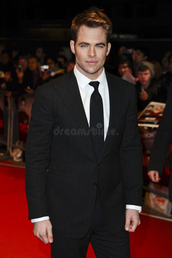 Chris Pine editorial stock image. Image of odeon, actor - 23274294