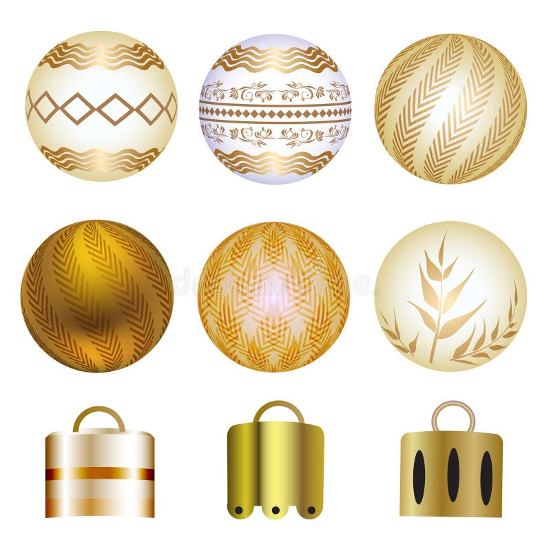 Chrismas Ball, stock vector. Illustration of festive - 343865504