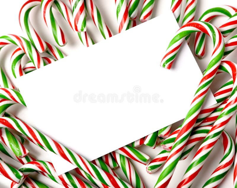 Candy cane border / header stock illustration. Illustration of ...