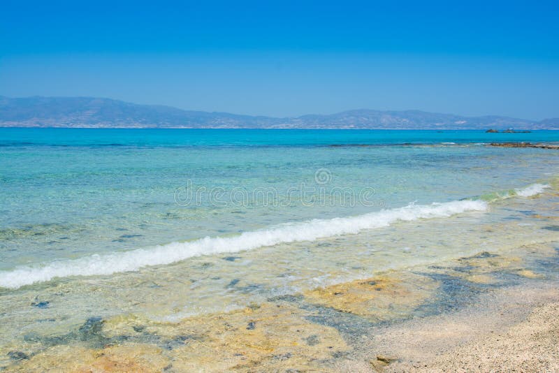 Chrissi Island Crete-Strand Stockbild - Bild von strand, crete: 97831595