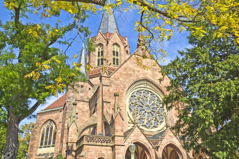 Christ Church stock image. Image of europe, baden, building - 21465041