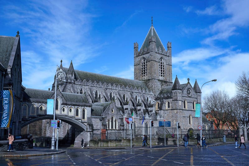Christ Church Cathedral, Dublin Editorial Stock Photo - Image of ...