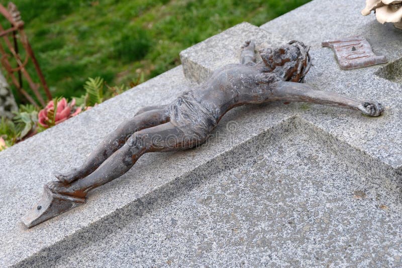 Close Up of the Crucified Feet of Jesus Chris Stock Photo - Image of ...