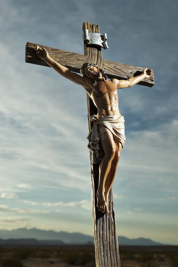 Christ on the Cross stock photo. Image of concept, cross - 165481984