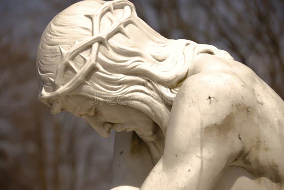 Christ Fallen stock photo. Image of fallen, cross, christianity - 2485828