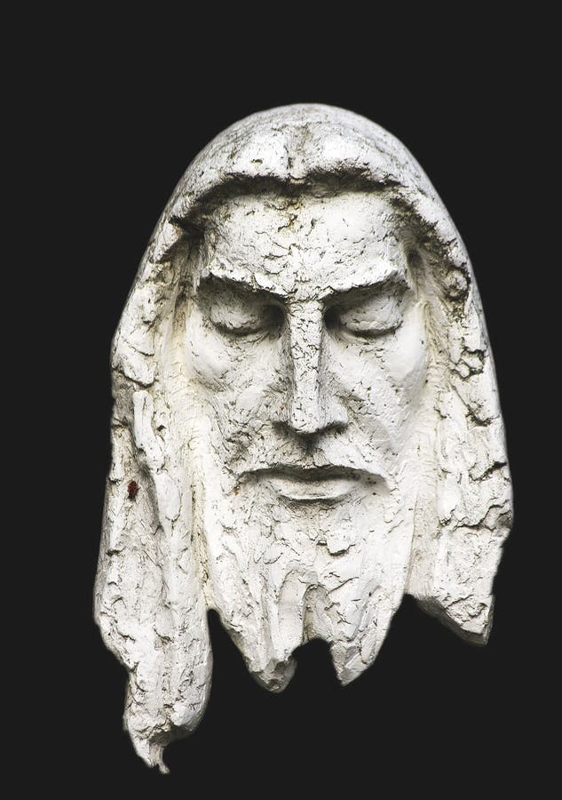 Statue of Jesus Christ - Face Close Up Stock Photo - Image of vilnius ...