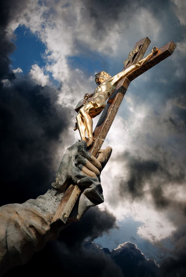 Kors jesus fotografering för bildbyråer. Bild av natur - 13261897