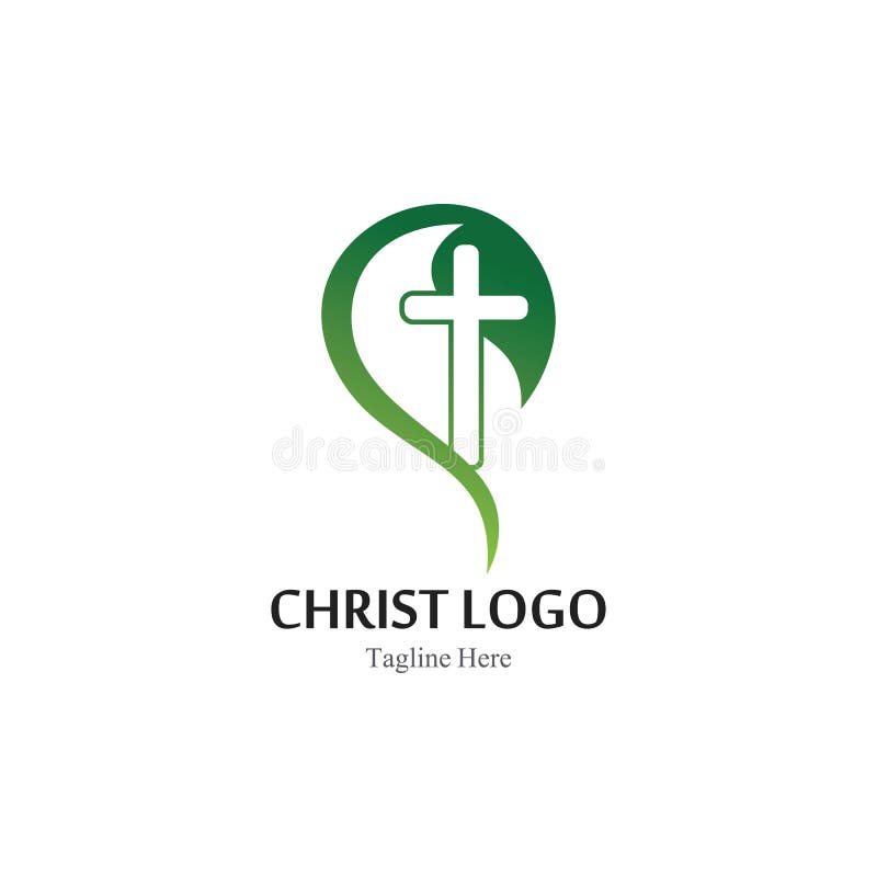 Christ Logo Template Design , Kreativ Einfach Stock Abbildung ...