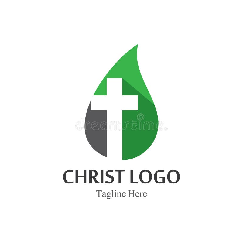Christ Logo Template Design , Kreativ Einfach Stock Abbildung ...