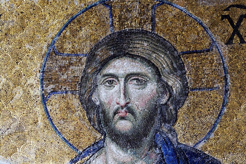 Christ Pantocrator Ruler Mosaic in Hagia Sophia Editorial Image - Image ...