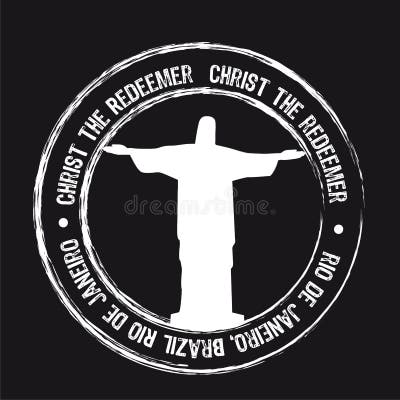 Christ the redeemer editorial stock image. Illustration of stamp - 23706874